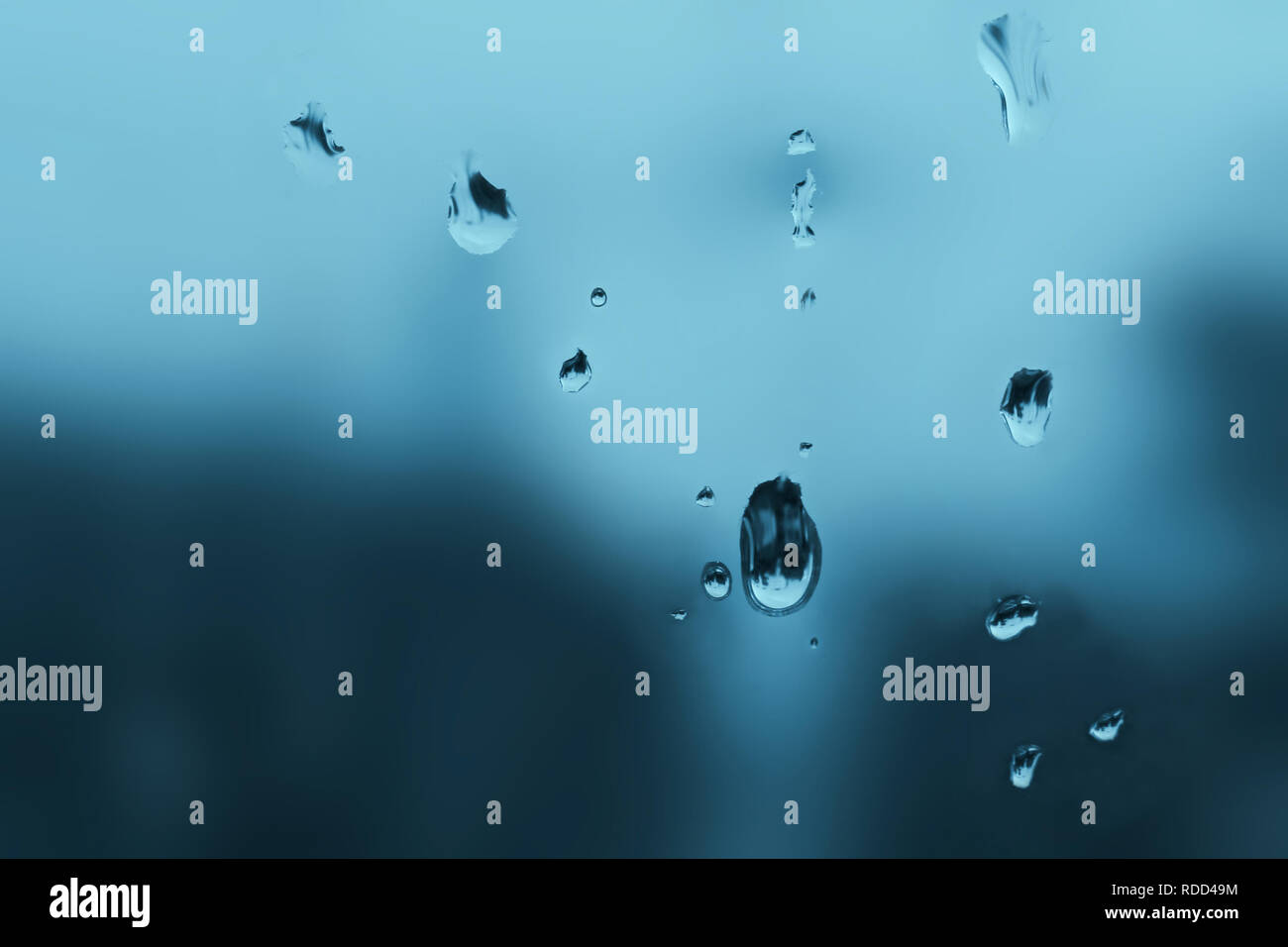 water drops on window glass Stock Photo - Alamy