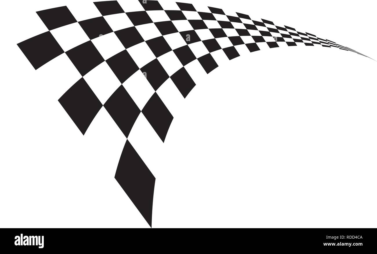 Race flag icon, simple design illustration vector Stock Vector Image ...