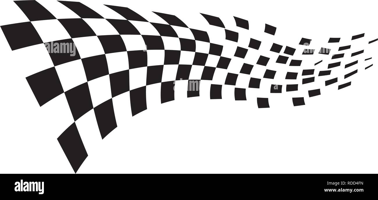 Race flag icon, simple design illustration vector Stock Vector Image ...