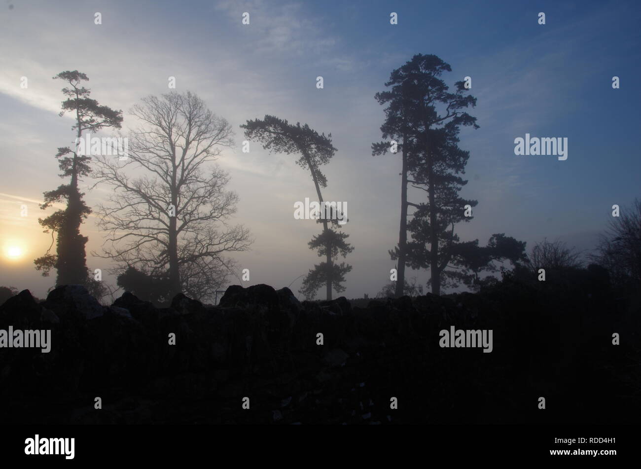 Great Elm. The Macmillan Way. Long-distance trail. Somerset. England ...