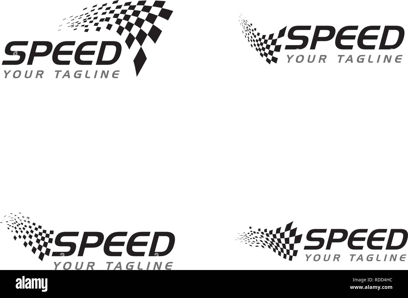 Race flag icon, simple design illustration vector Stock Vector Image ...