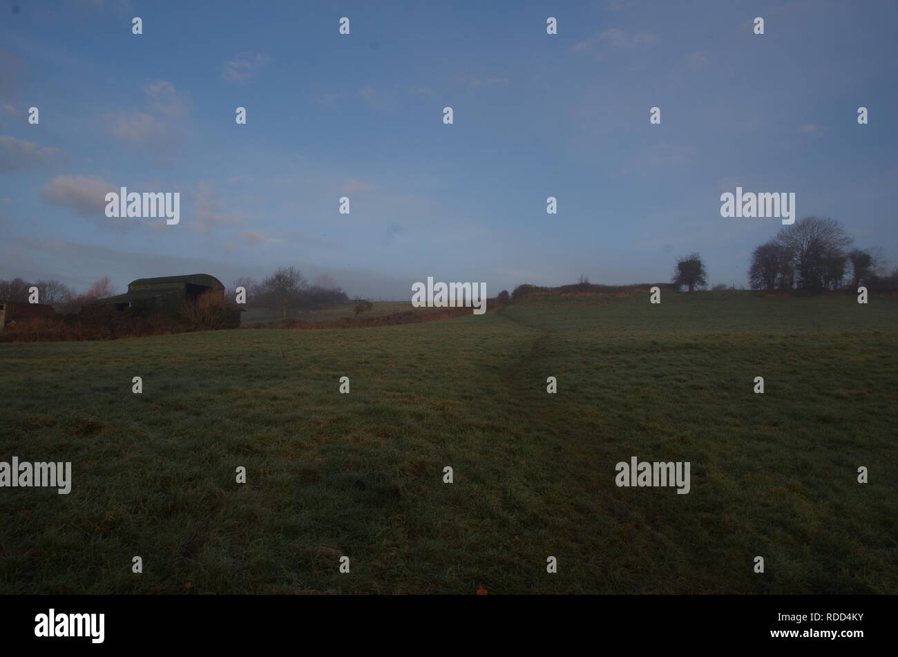 Great Elm. The Macmillan Way. Long-distance trail. Somerset. England ...
