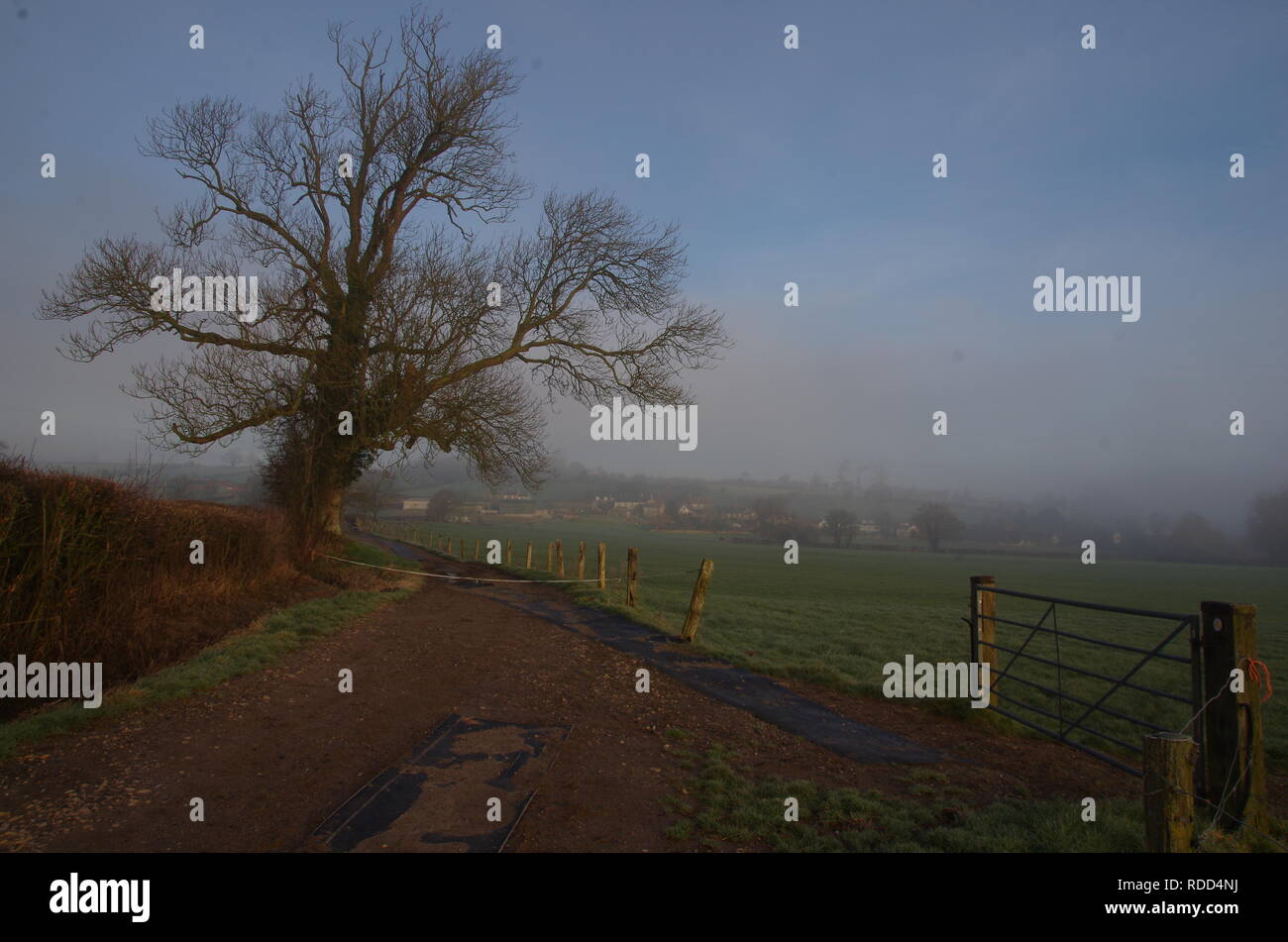 Great Elm. The Macmillan Way. Long-distance trail. Somerset. England ...