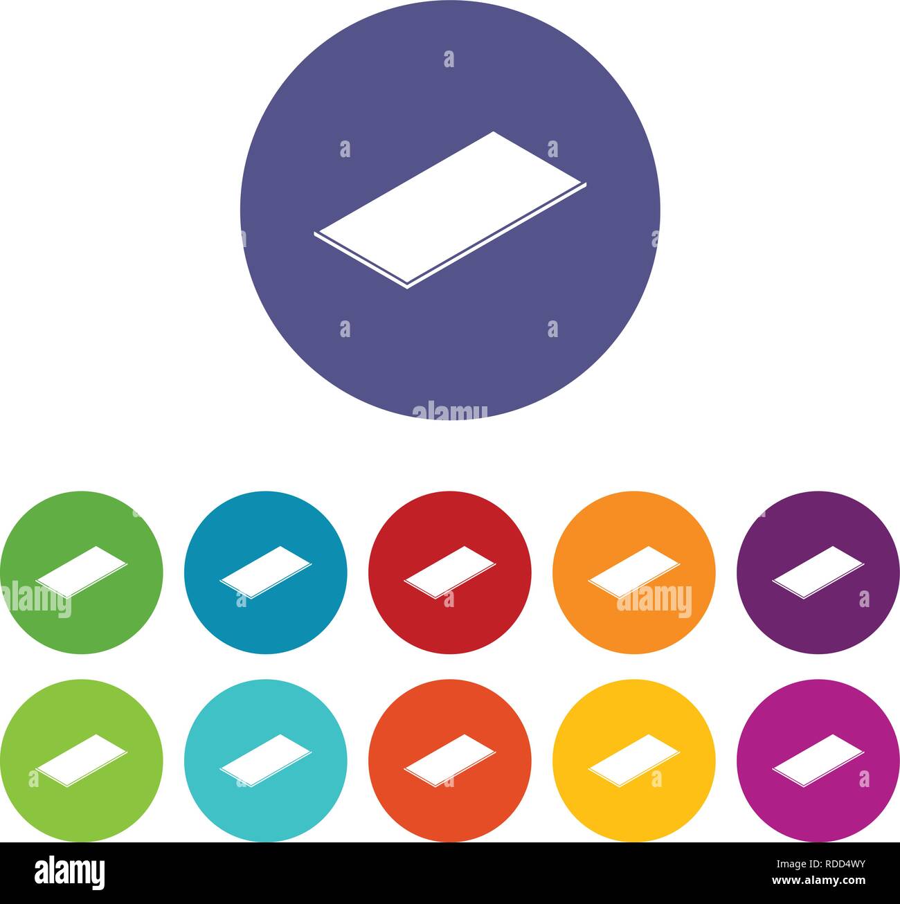 Metal panel icons set vector color Stock Vector Image & Art - Alamy