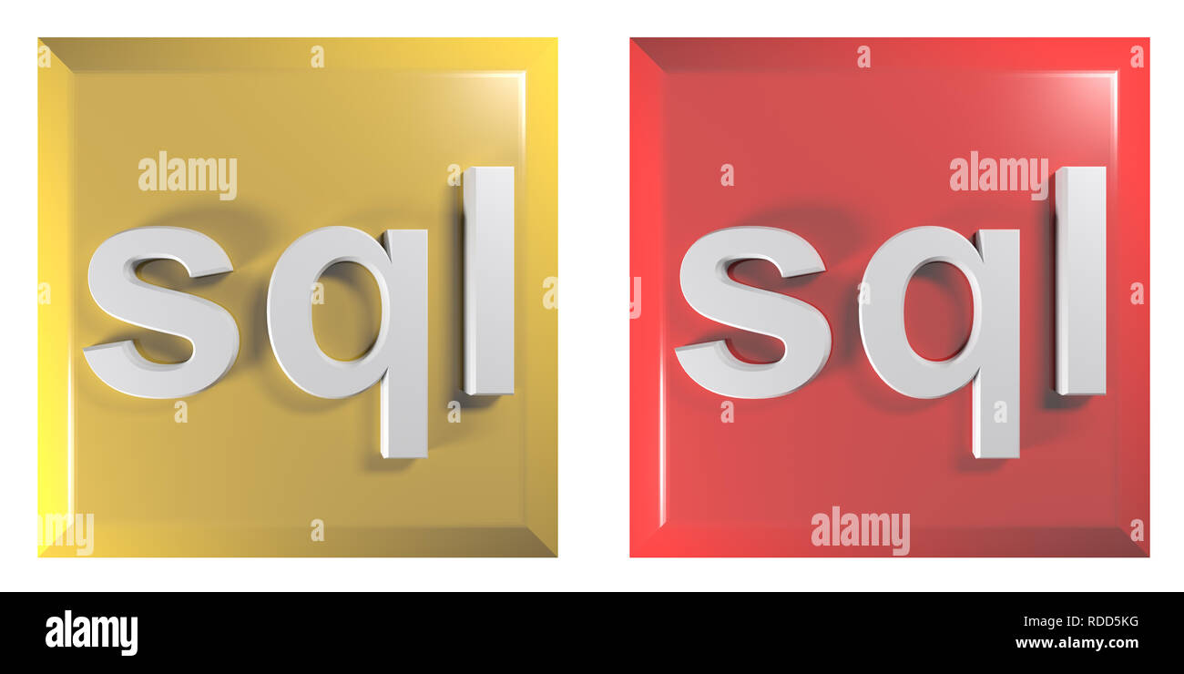 Push buttons for sql: the famous computer language to manage database ...