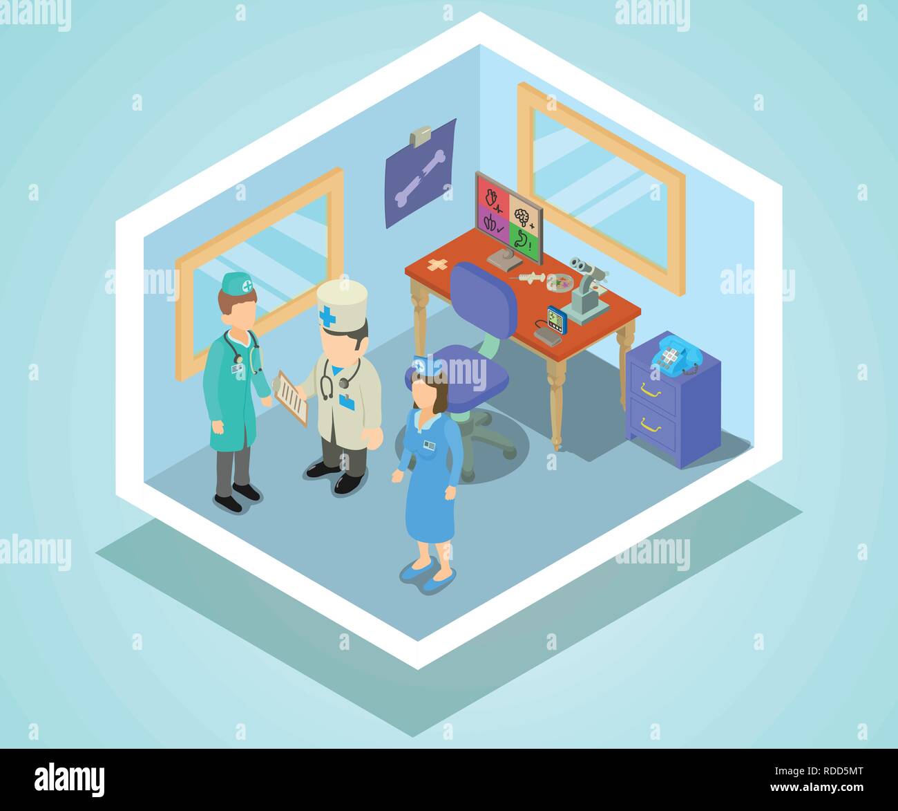 Laboratory concept banner, isometric style Stock Vector Image & Art - Alamy