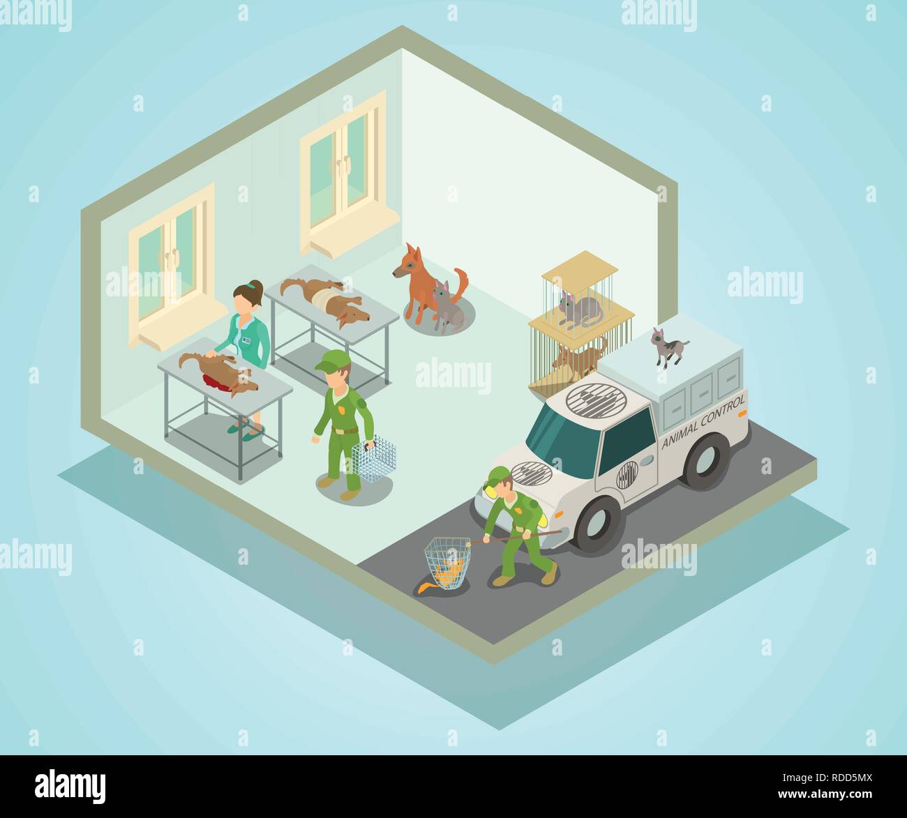 Dog husbandry Stock Vector Images - Alamy