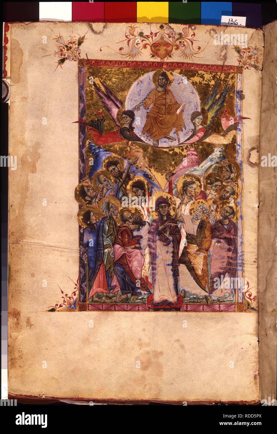 Gothic manuscript painting hi-res stock photography and images - Alamy