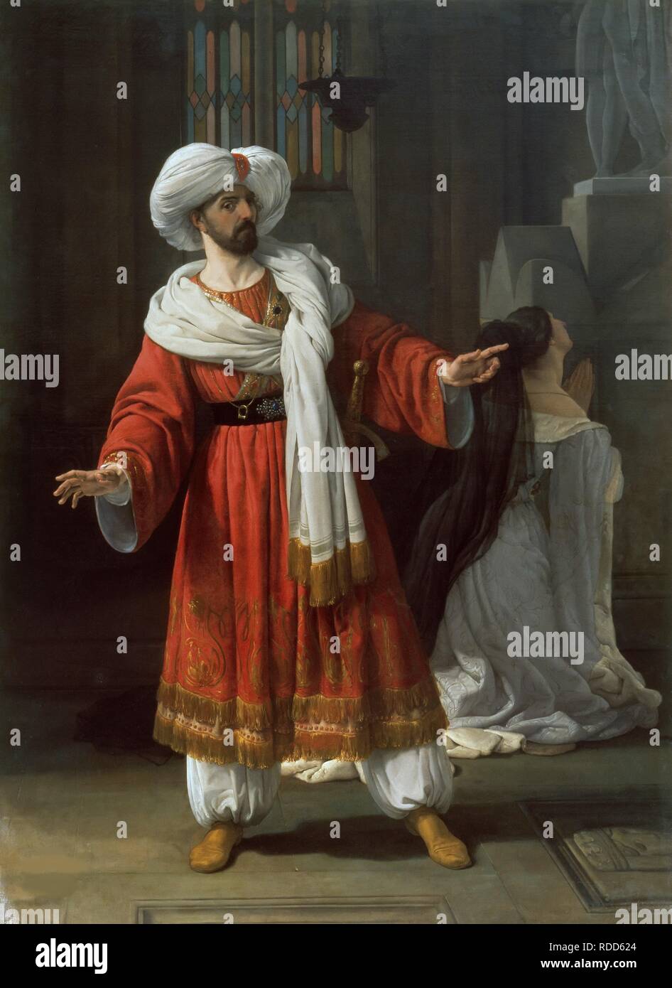 Giovanni David as Agobar in Opera "Gli arabi nelle Gallie" by Giovanni ...