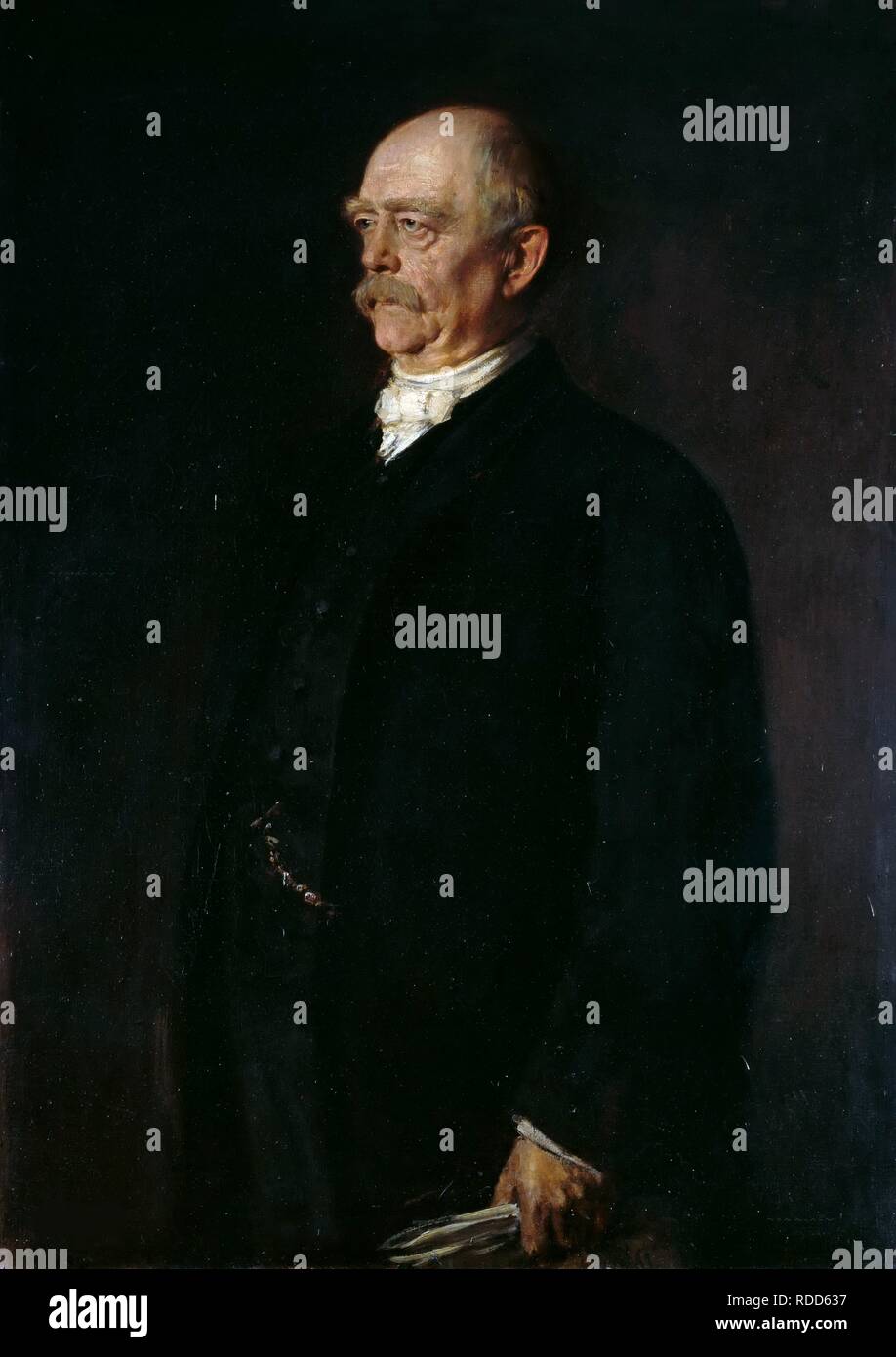 Portrait of Otto von Bismarck (1815-1898). Museum: Staatliche Museen ...