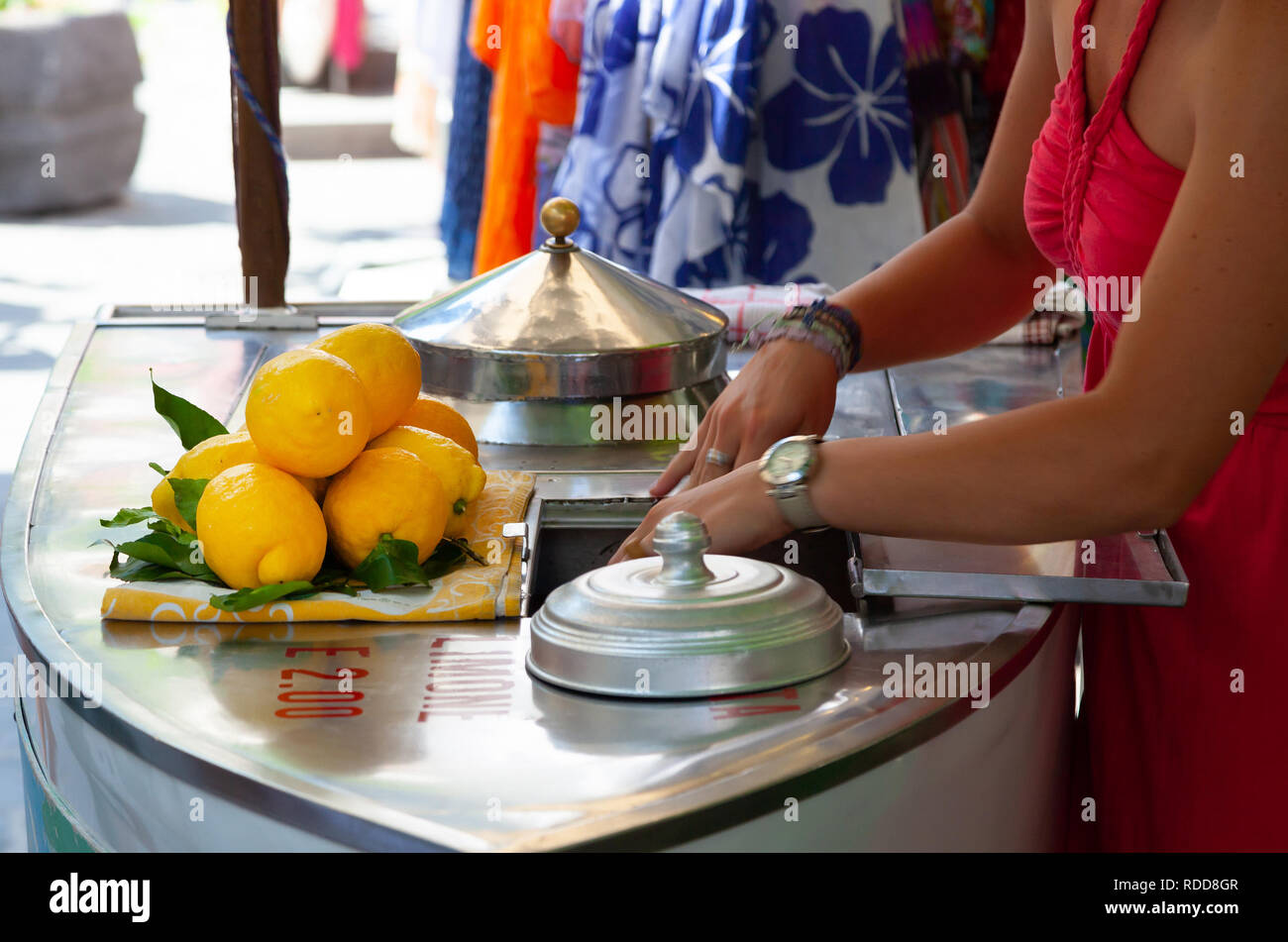 Positano food hi-res stock photography and images - Alamy