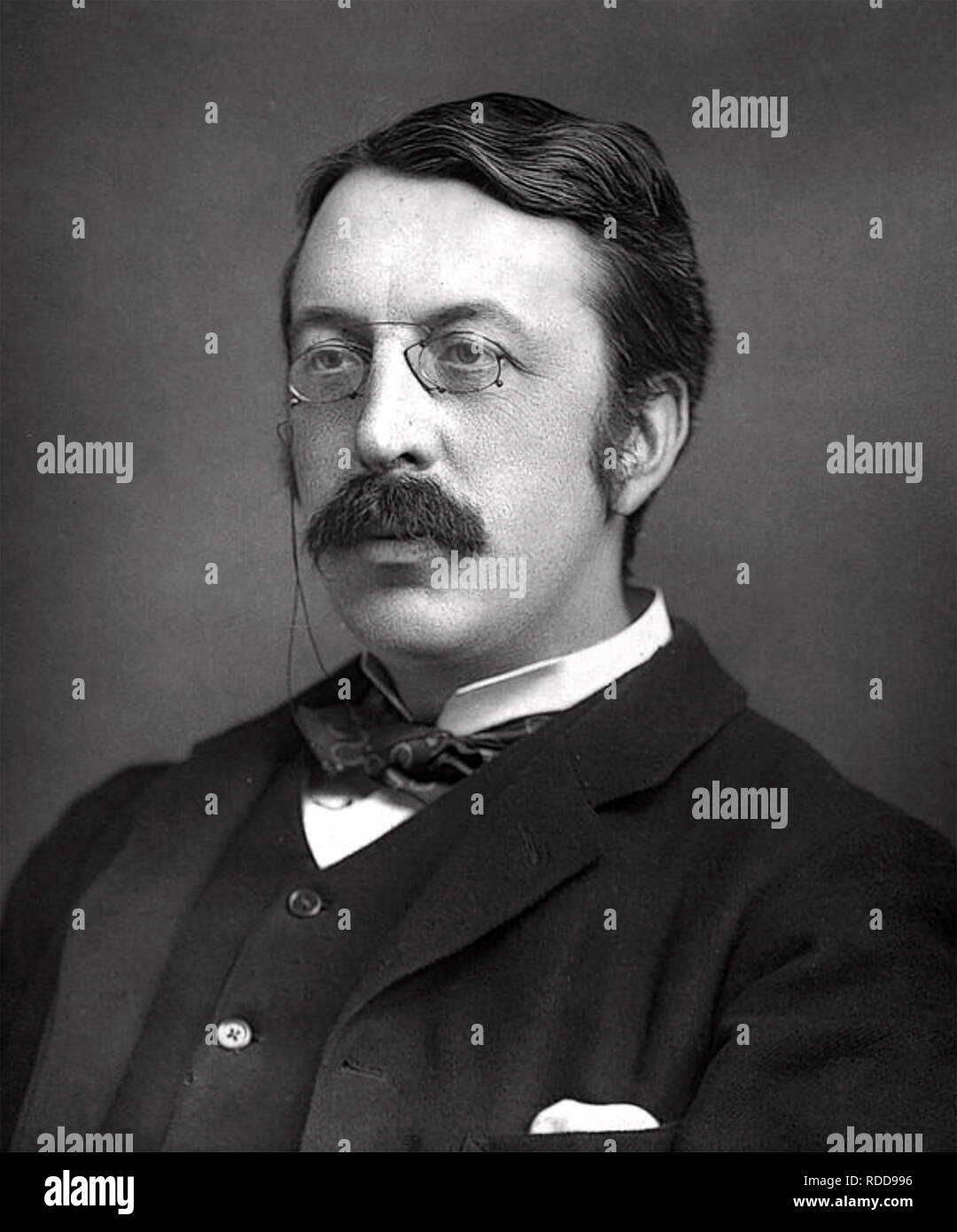 CHARLES VILLIERS STANFORD (1852-1924) Irish composer, about 1890 Stock ...