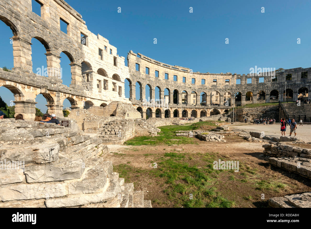 The Roman Coliseum, Pula, Croatia Stock Photo - Alamy