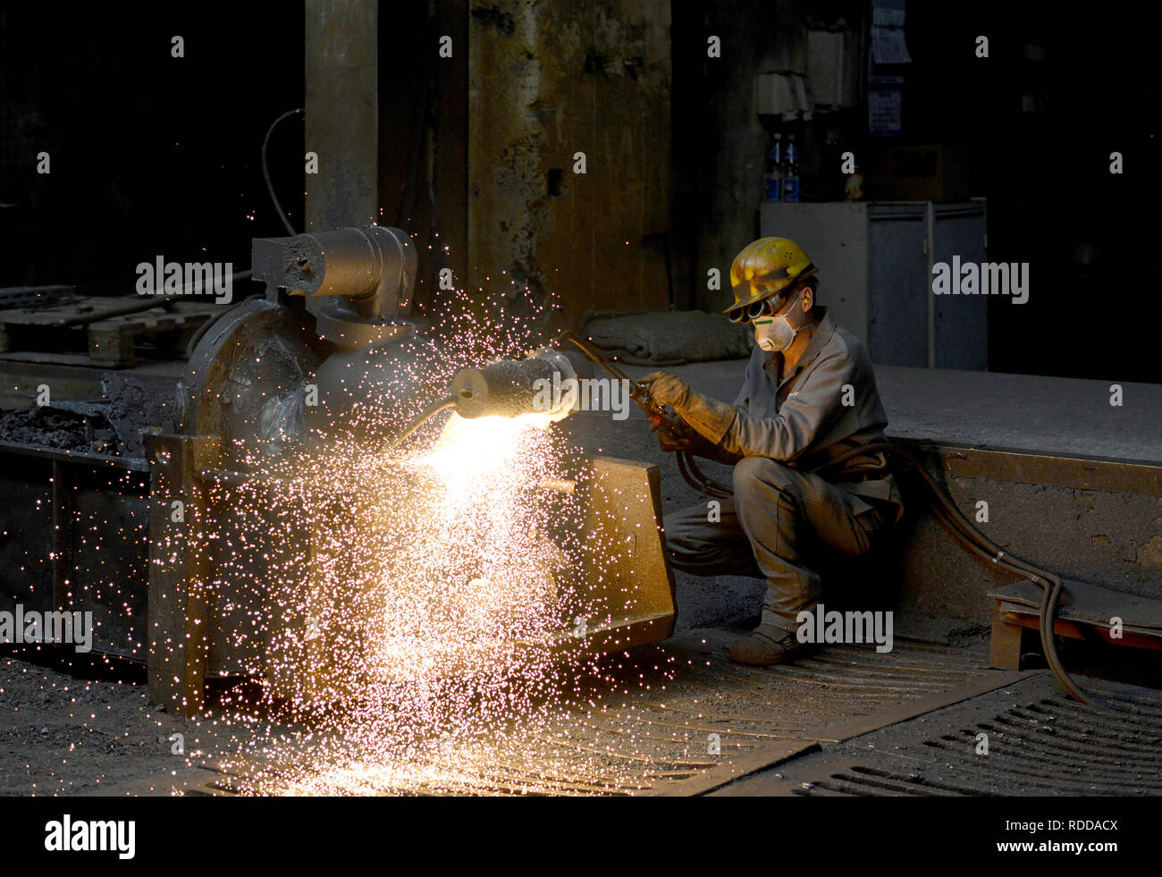 Berlin germany man welding hi-res stock photography and images - Alamy