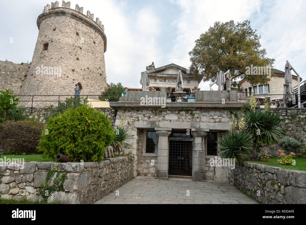 View of Trsat's Castle, Rijeka, Croatia Stock Photo - Alamy