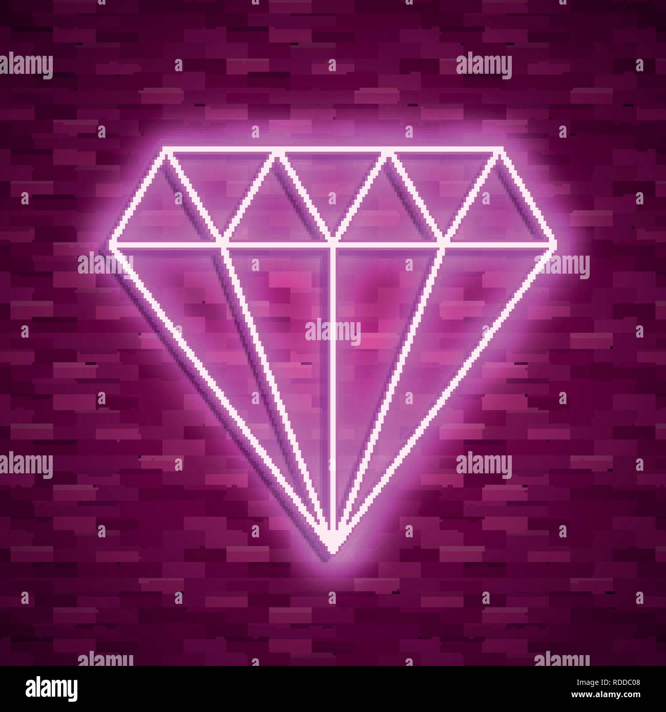 Diamond illustration Stock Vector Images - Alamy