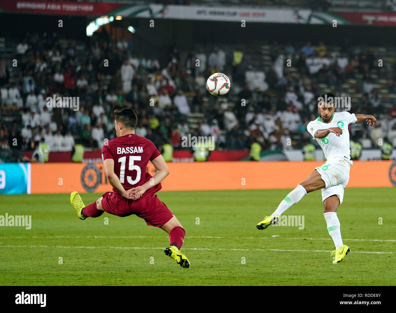 17th January 2019, Zayed Sports City Stadium, Abu Dhabi, United Arab ...