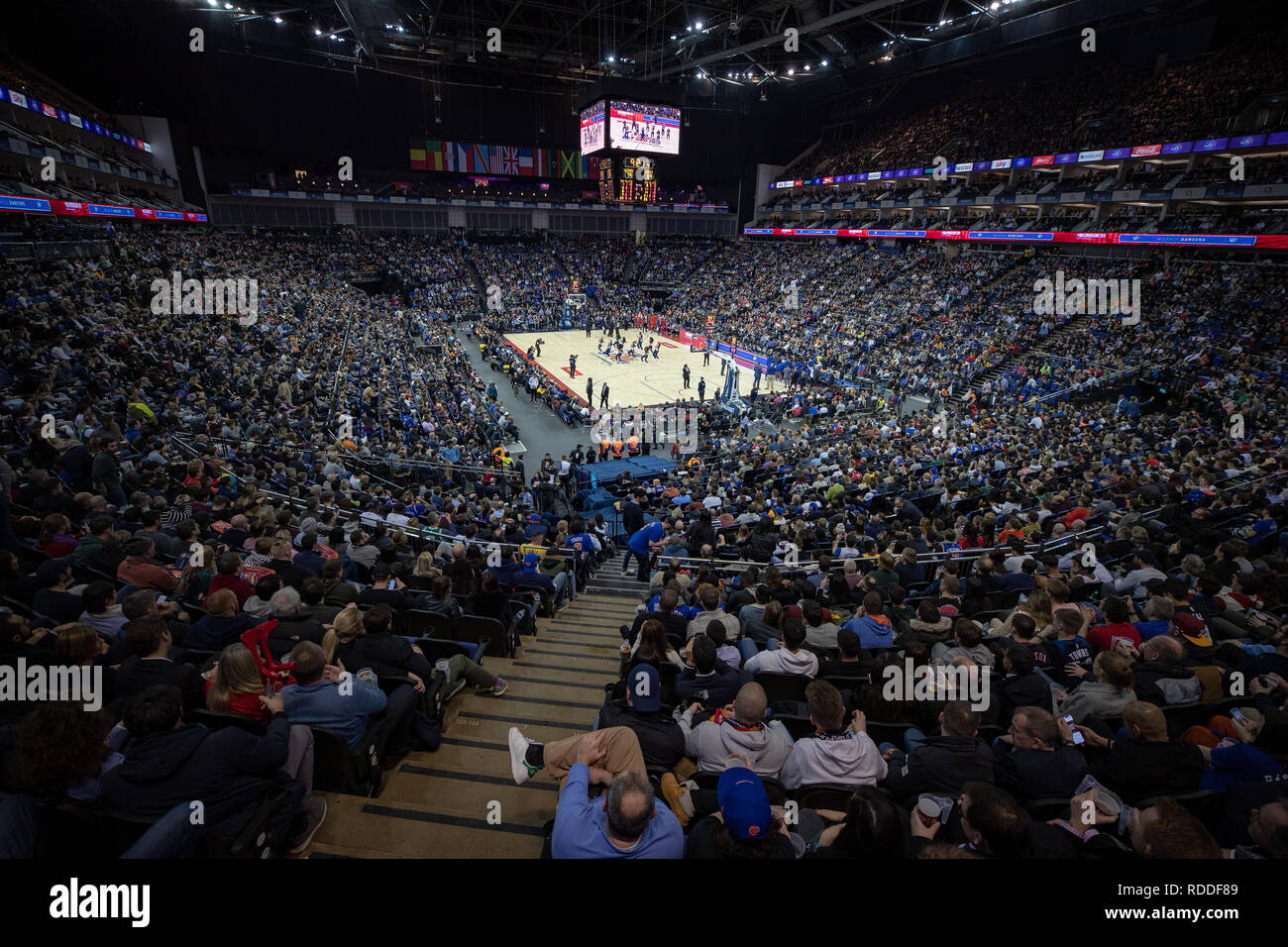 Nba london game 2019 o2 arena hi-res stock photography and images - Alamy