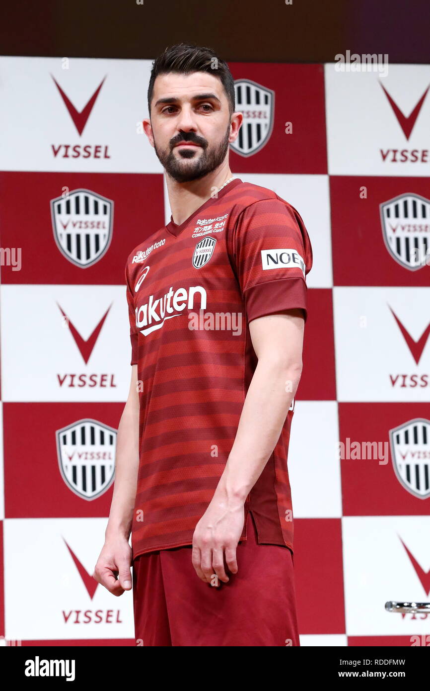 Hyogo, Japan. 17th Jan, 2019. David Villa (Vissel) Football/Soccer ...