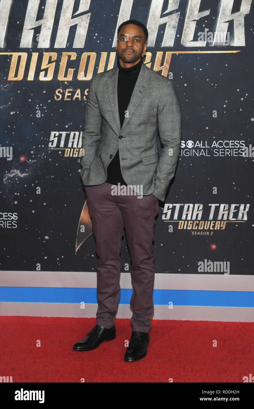 New York, NY, USA. 17th Jan, 2019. Ronnie Rowe Jr. at the Star Trek ...
