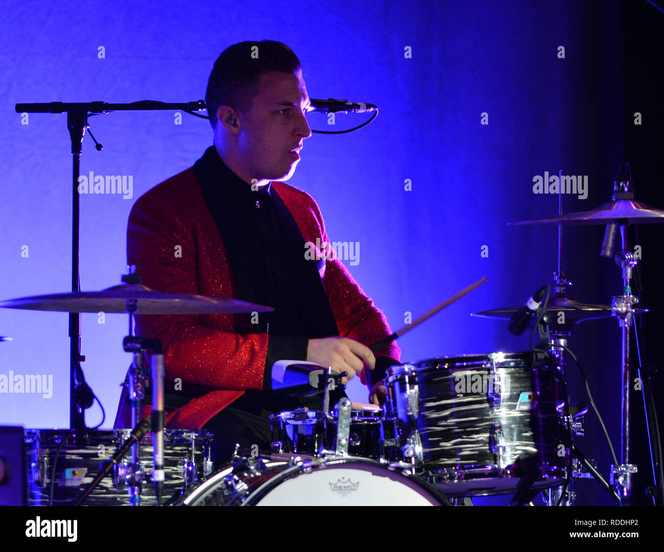 MIAMI BEACH, FL - APRIL 19: Iggy Pop is joined onstage by Eagles of ...