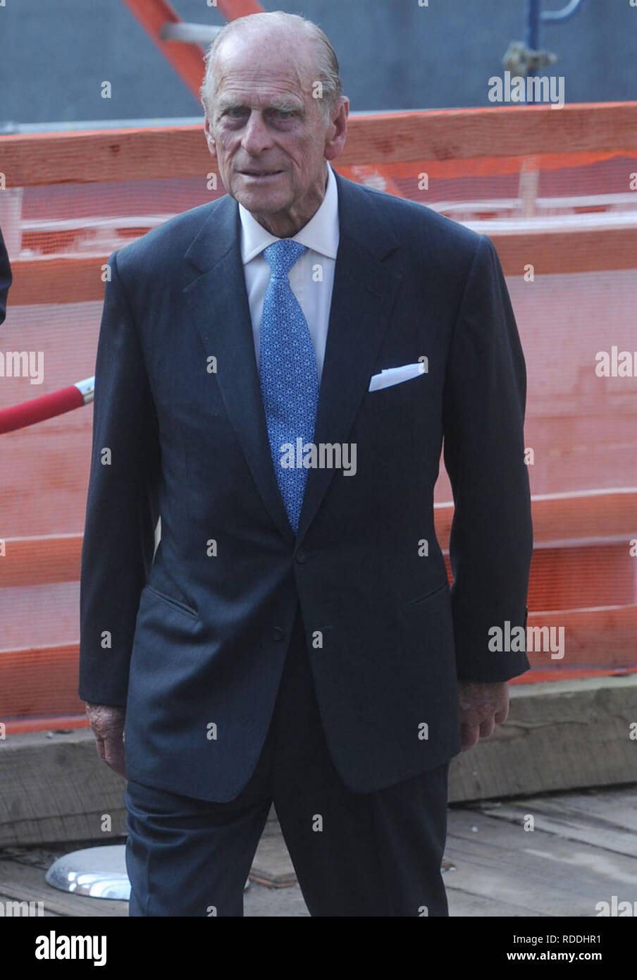 NEW YORK - JULY 06: Queen Elizabeth II is greeted by New York Governor ...