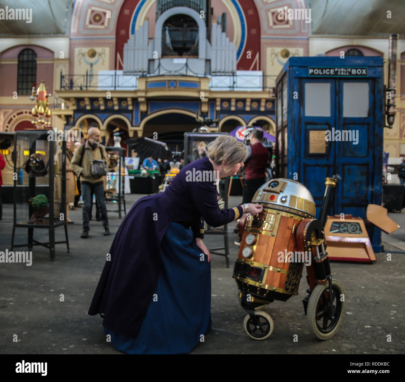 London UK 18 January 2019 The Ministry of Steampunk showing an amazing ...