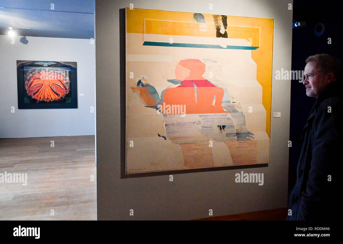 Prague, Czech Republic. 18th Jan, 2019. Exhibition "Force of Act. Jan ...