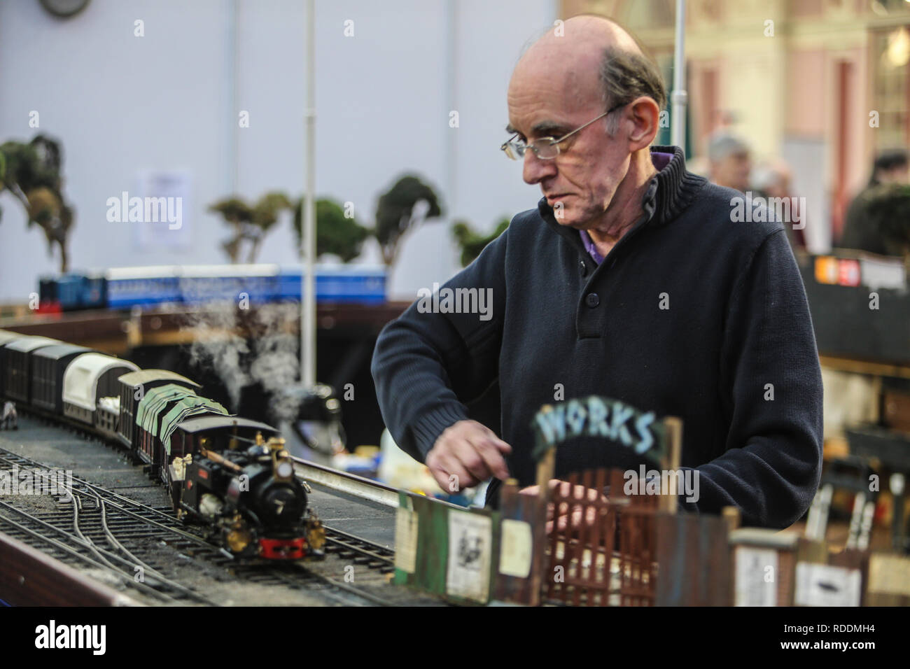 London, UK. 18th Jan, 2019. The London Model Engineering Exhibition ...