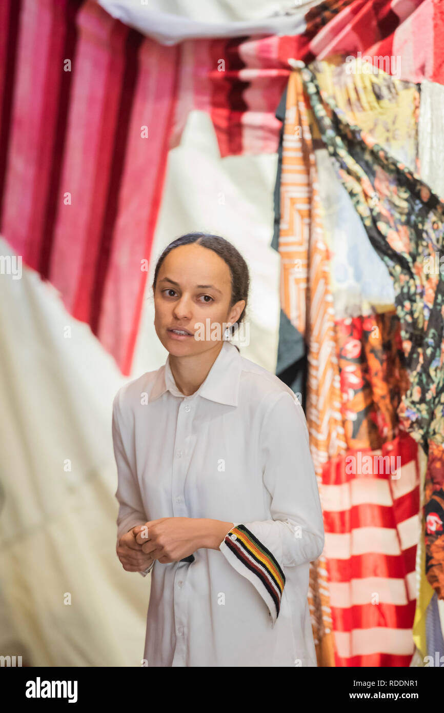 Serpentine, London, UK. 18th Jan 2019. Grace Wale Bonnar (pictured) in ...