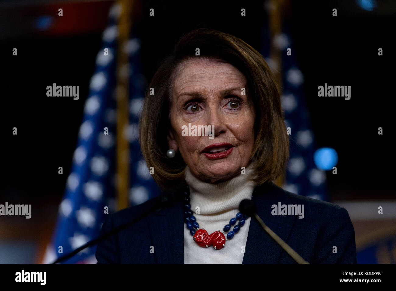 Washington, District of Columbia, USA. 17th Jan, 2019. House Speaker ...
