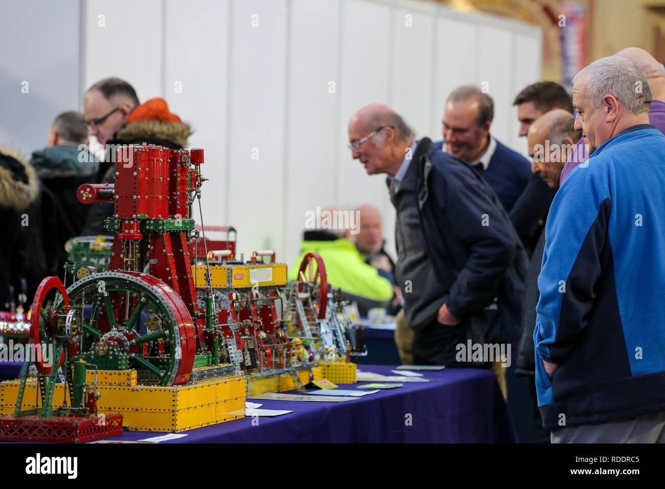 Enthusiasts and hobbyists are seen at the annual London Model ...