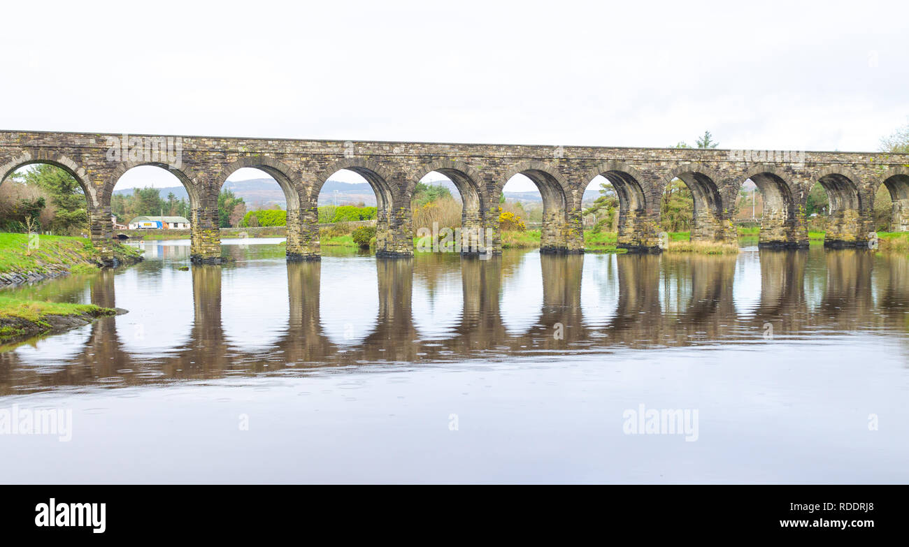 Ballydehob 12 arched stone built bridge or railway viaduct in west cork ...