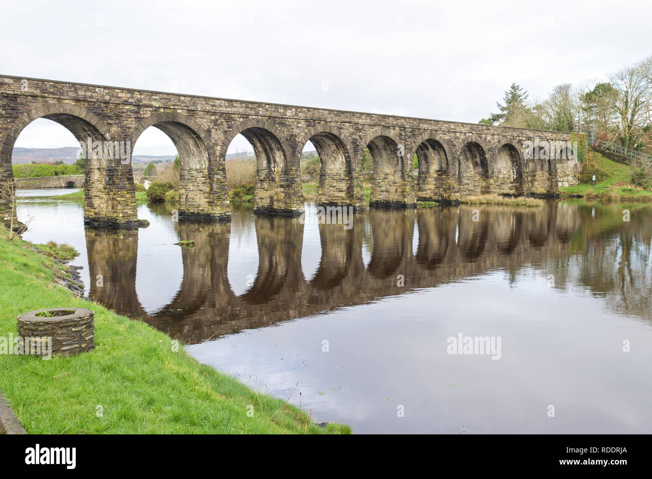 Ballydehob 12 arched stone built bridge or railway viaduct in west cork ...