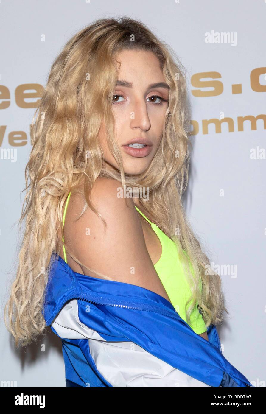 Adult Film Actress Abella Danger Attends The Xbiz Awards At Hotel Westin Bonaventure In Los