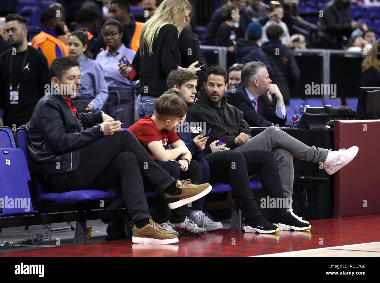 Barney Francis, Managing Director of Sky Sports (far left) and Jamie ...