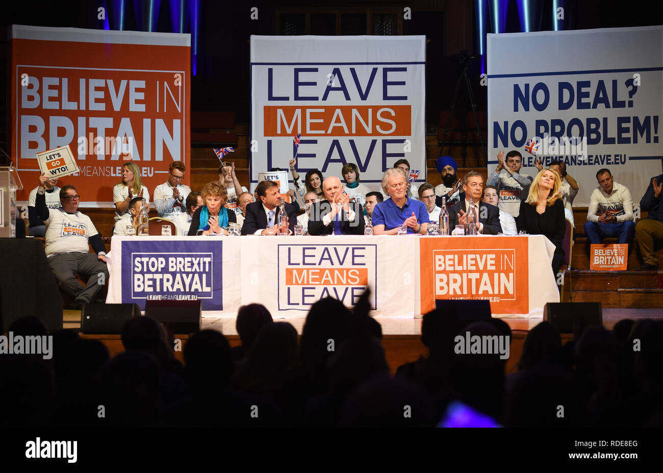 Kate Hoey (left), Iain Duncan Smith (centre), Tim Martin (centre right ...