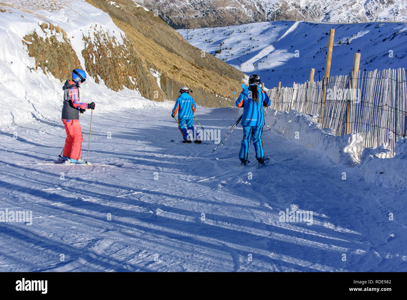 Grandvalira, Andorra : 2019 Janury 15 : Ski Station Grandvalira of ...