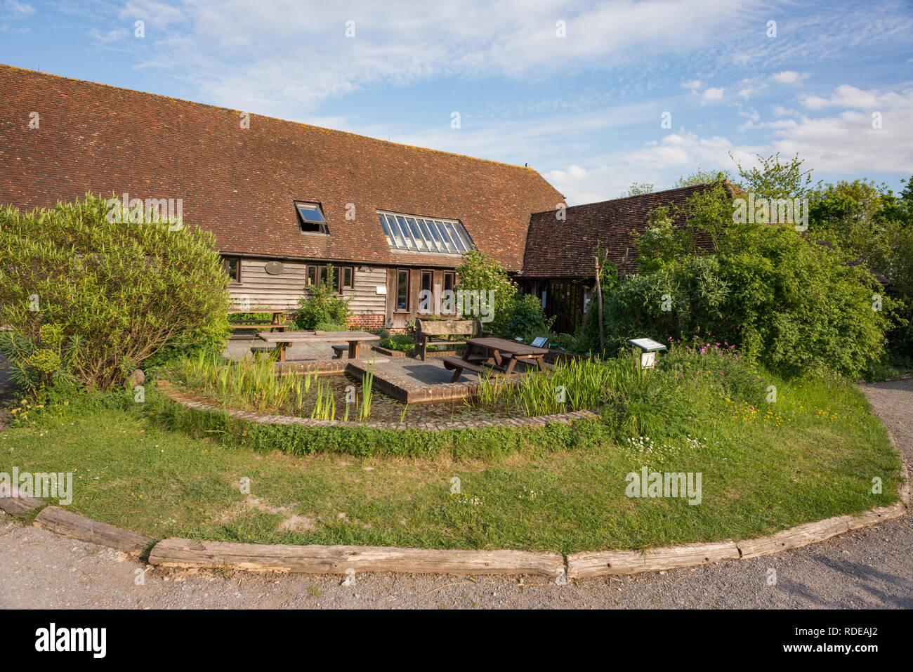 Tyland Barn Nature Reserve near Maidstone in Kent Stock Photo - Alamy