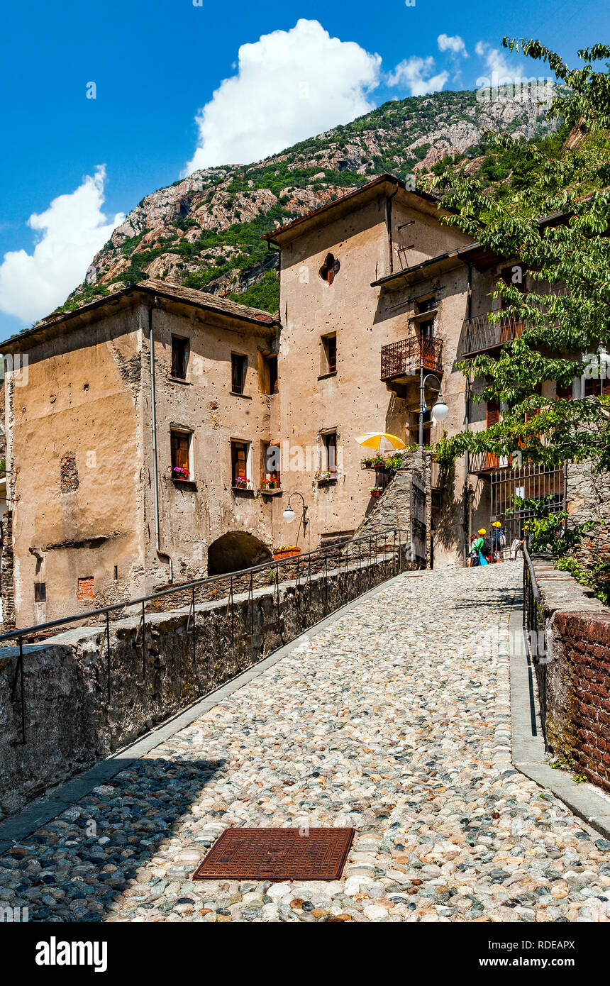 Italy Valle D'Aosta Bard The Fort - Now Museum Stock Photo - Alamy