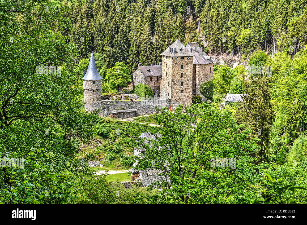 Castle ardennes forest belgium hi-res stock photography and images - Alamy