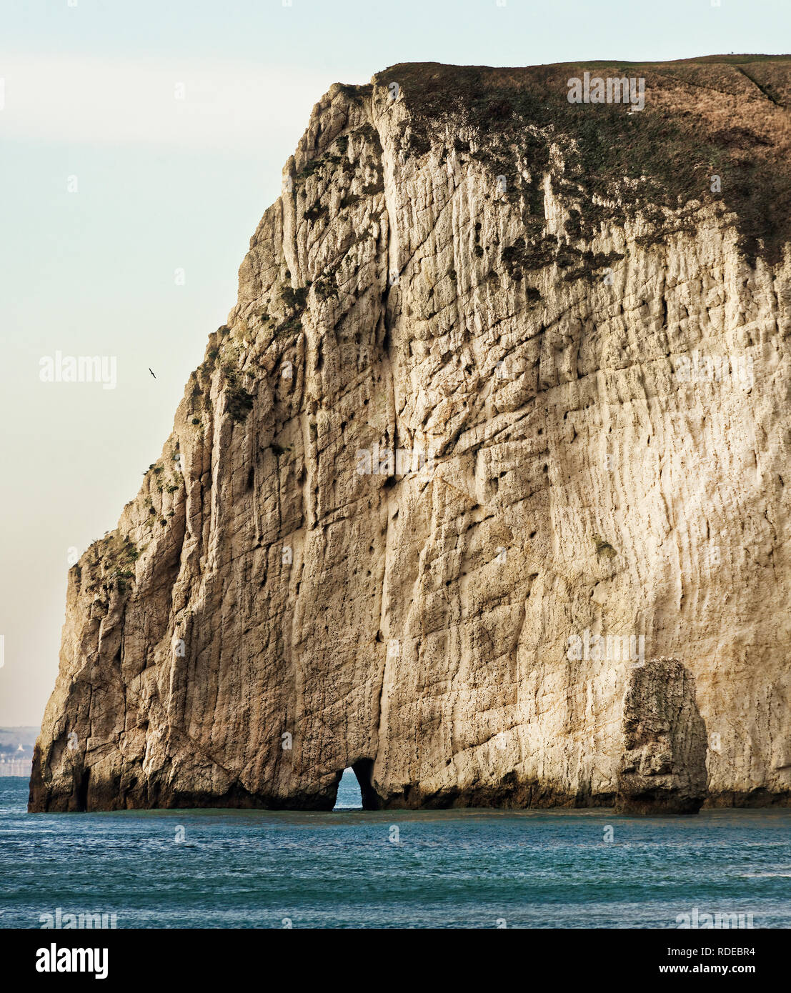 Durdle Door is a natural limestone arch on the Jurassic Coast near ...