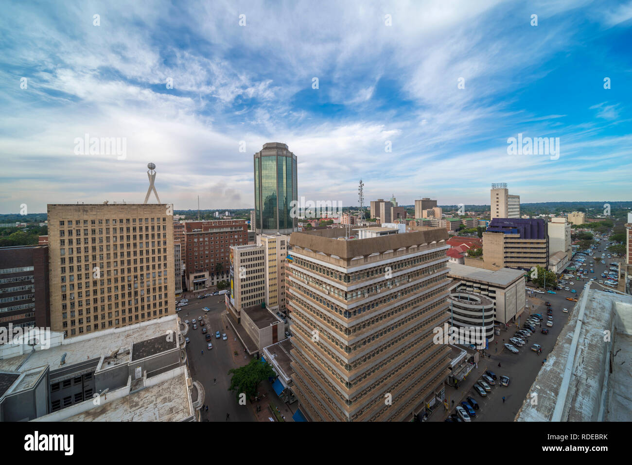 Harare cbd city centre, zimbabwe hi-res stock photography and images ...