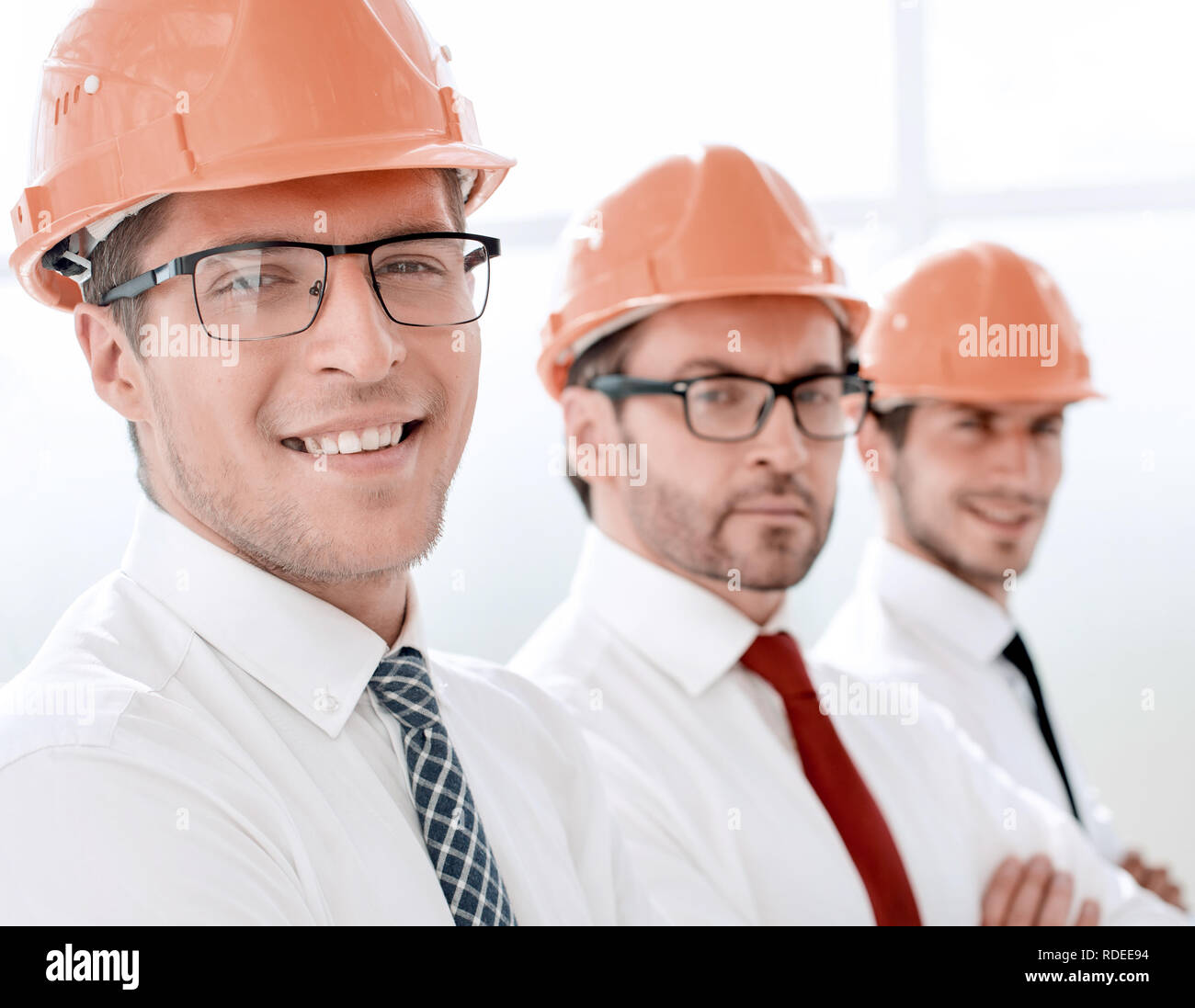 close up.group of professional architects Stock Photo - Alamy