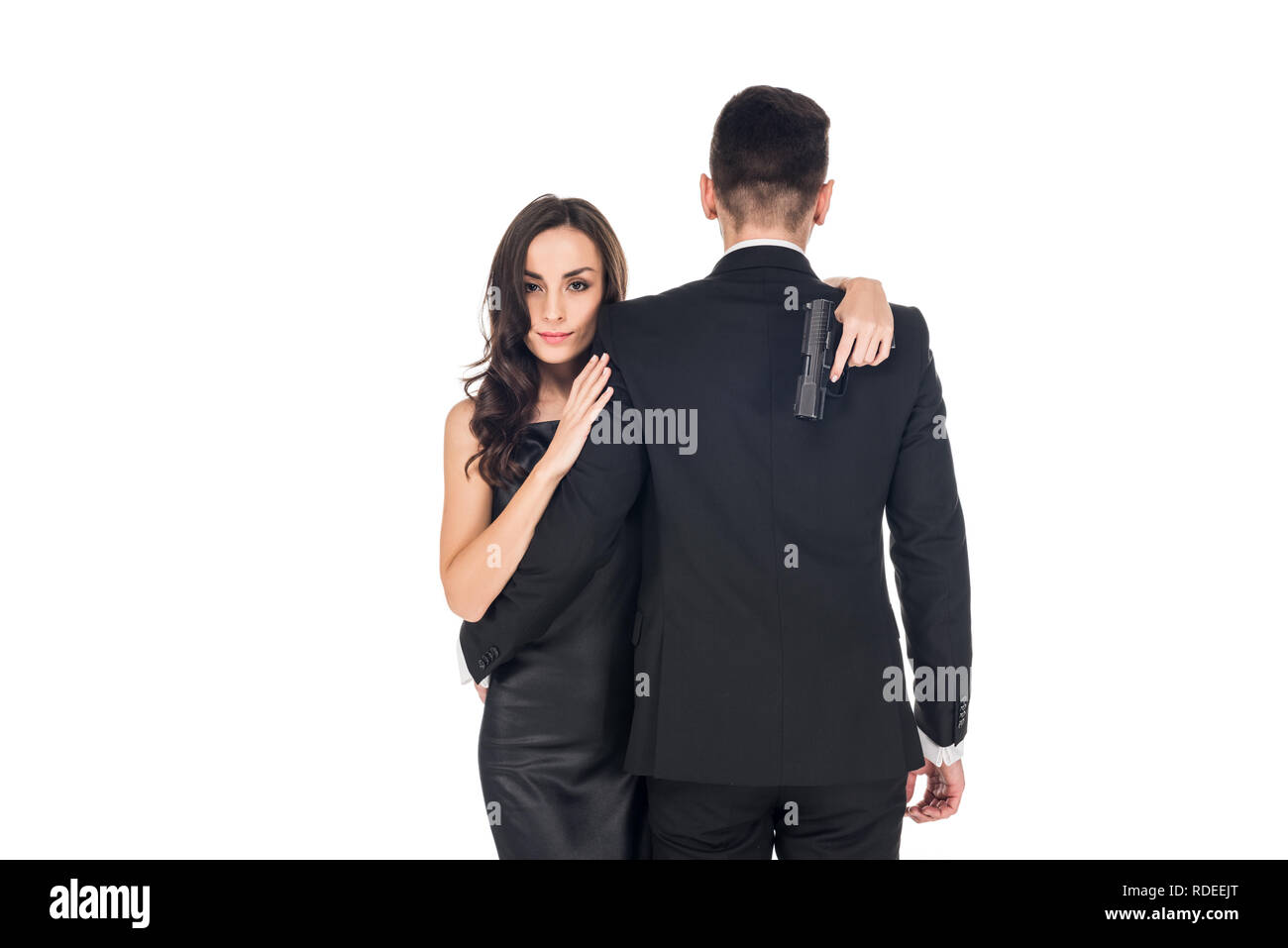 Secret agents male and female hi-res stock photography and images - Alamy