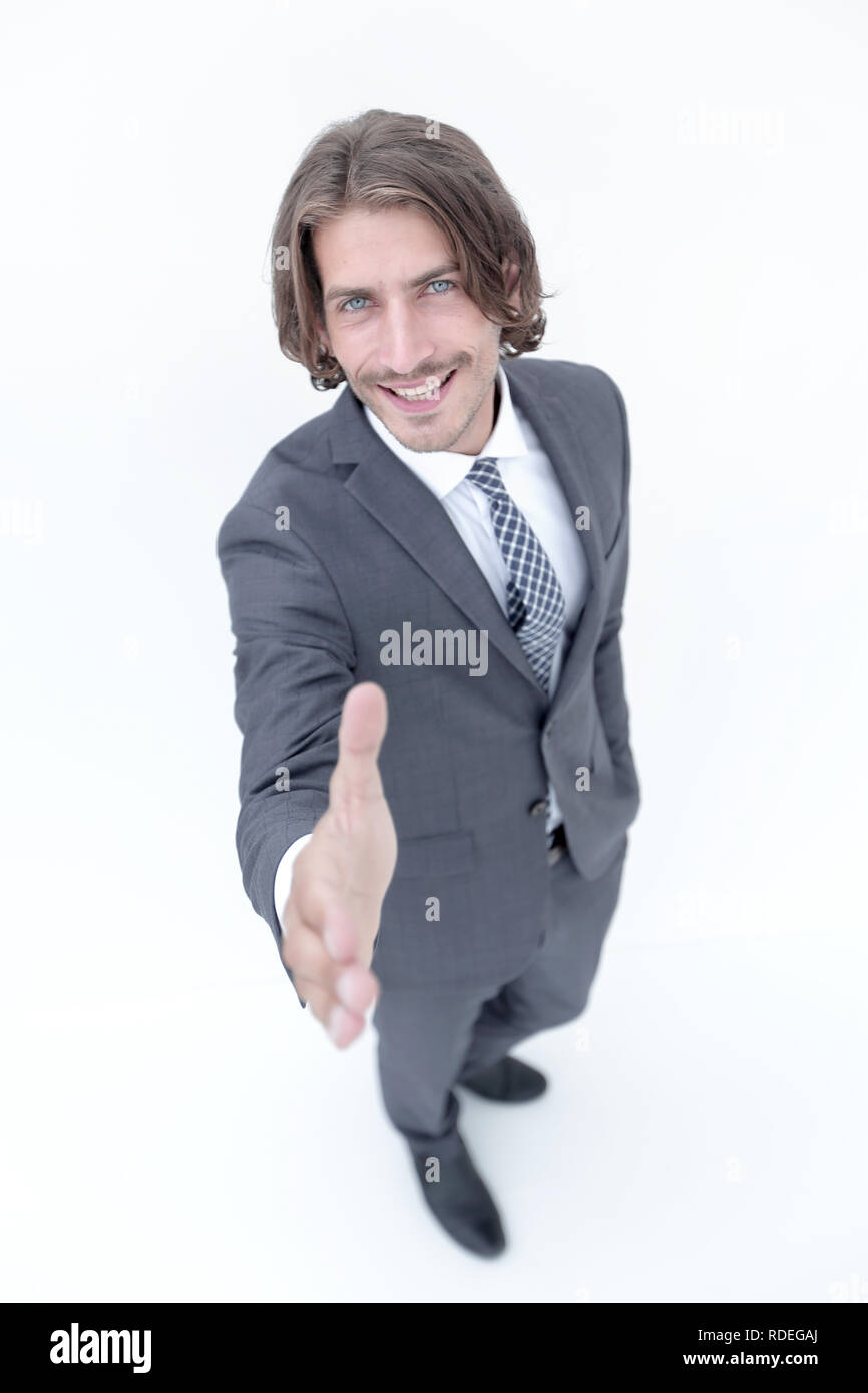 Man extending the hand at front hi-res stock photography and images - Alamy
