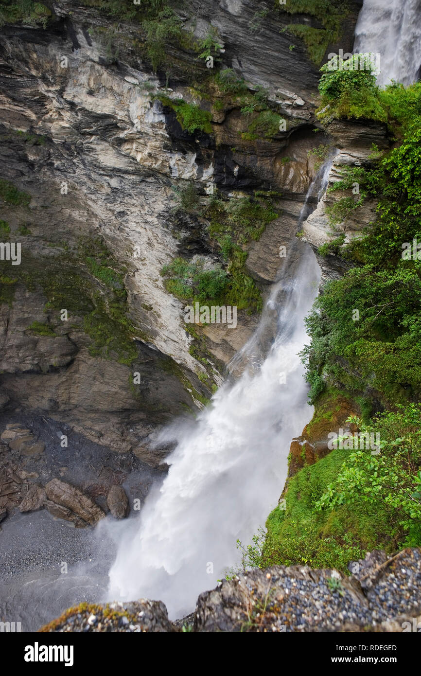 Reichenbach Falls, Meiringen, Bernese Oberland, Switzerland, where ...