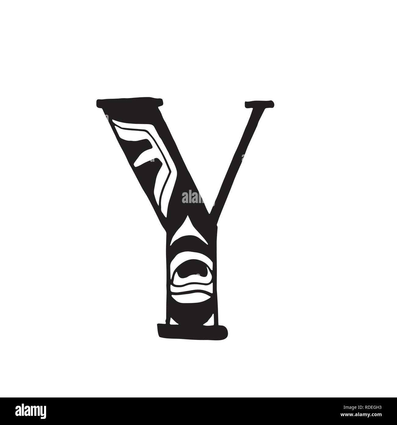 First letter of the modern english alphabet Stock Vector Images - Alamy