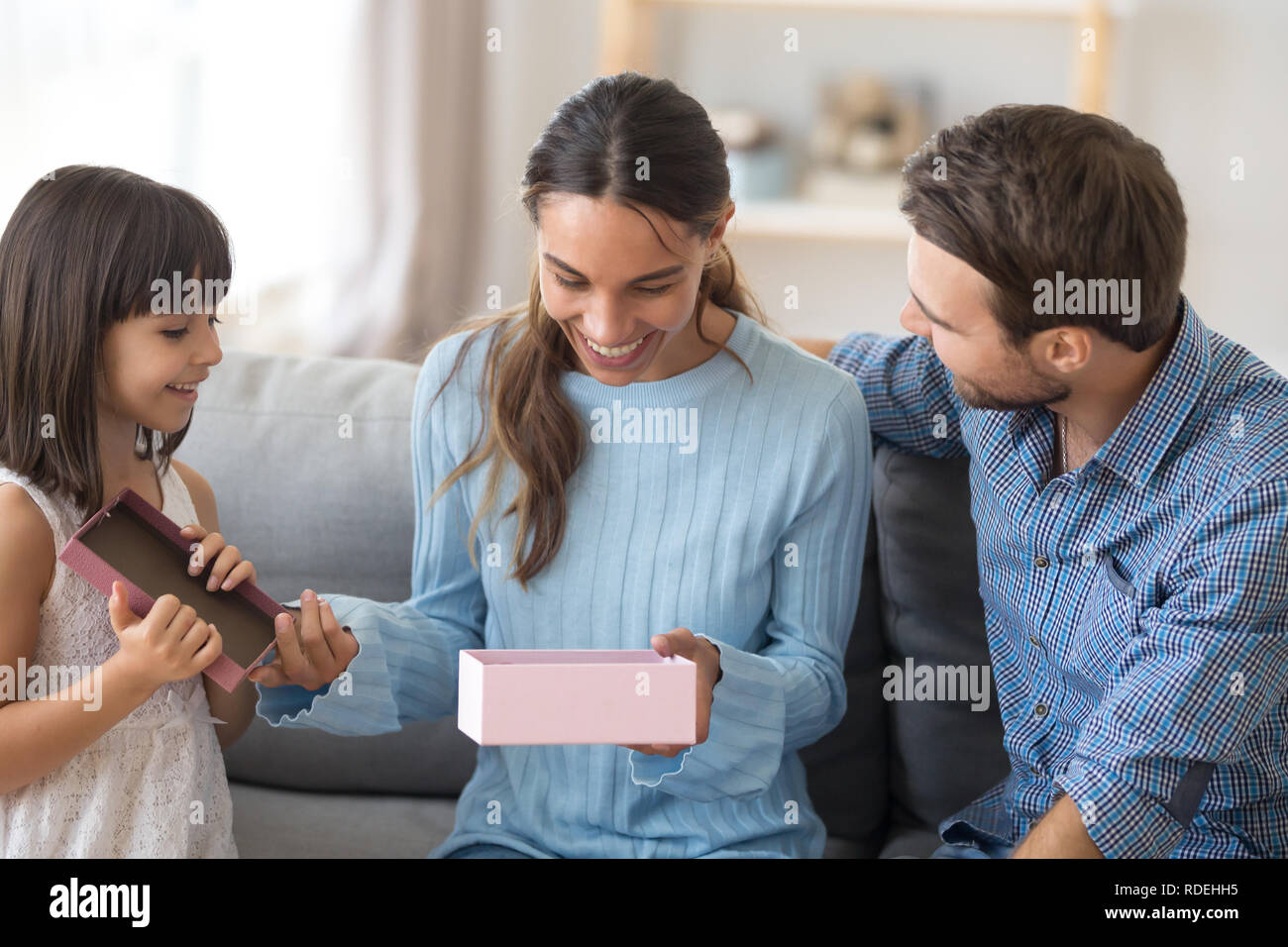 Opening gift box hi-res stock photography and images - Alamy