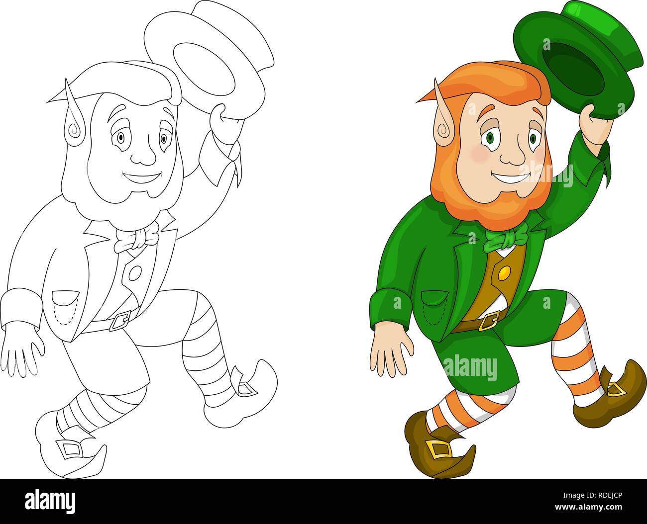 Cartoon in top hat hi-res stock photography and images - Alamy